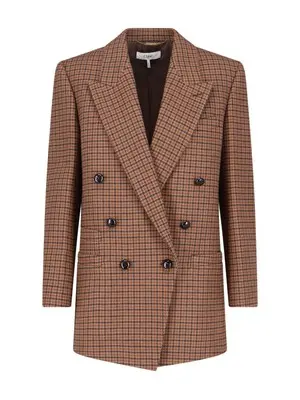 Chloé Tailored Double-breasted Blazer - Brown