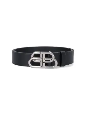 Balenciaga Bb" Belt - Black