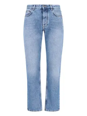 Off-White Half-arrow Straight Jeans - Blue