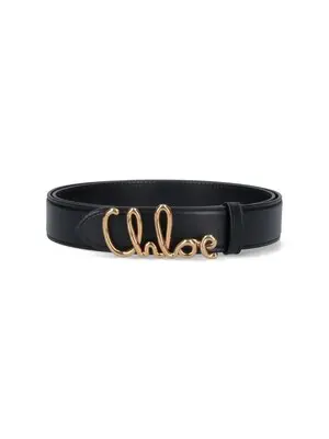 Chloé Iconic Chain Belt - Black