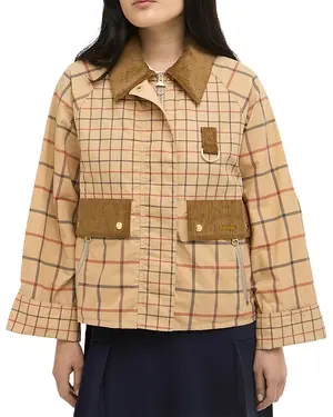 Barbour Checked Outerwear For Women