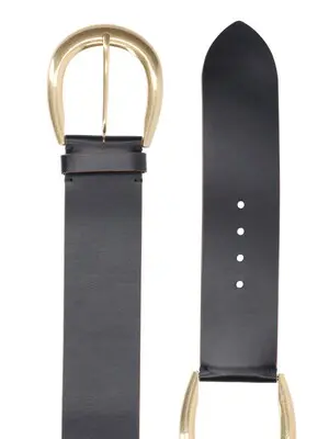 Chloé Leather Belt With Buckle