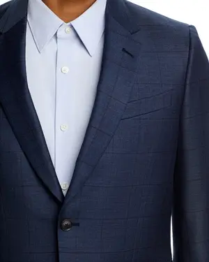 Paul Smith Soho Canvas Plaid Extra Slim Fit Suit - Navy