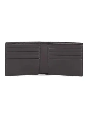Bottega Veneta Cable Pattern Bifold Wallet