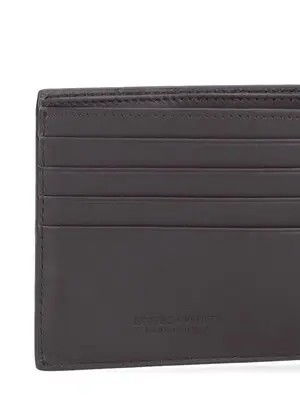 Bottega Veneta Cable Pattern Bifold Wallet