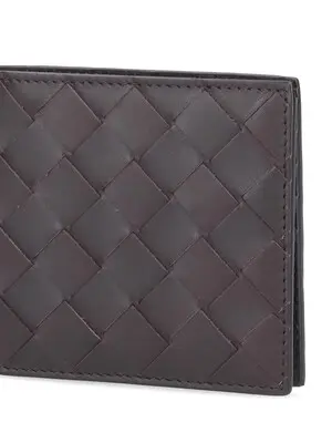 Bottega Veneta Cable Pattern Bifold Wallet