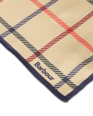 Barbour Mackworth Large Check Polyester Scarf
