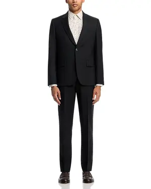 Paul Smith Soho Canvas Wool And Mohair Extra Slim Fit Suit - Black