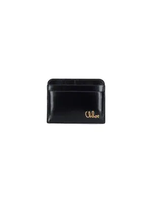 Chloé Iconic" Card Holder - Black