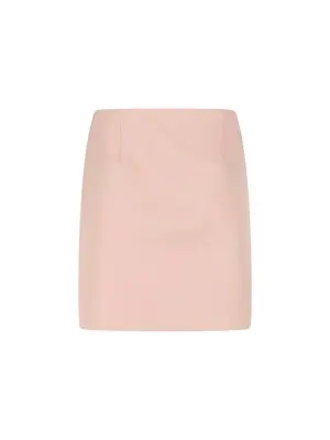Chloé Satin Mini Skirt - Pink