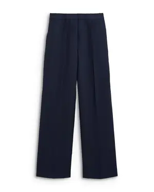 HOBBS LONDON Petite Alessia Linen Wide Leg Trousers