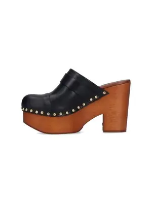 Chloé Mules With Wedge "jeannette