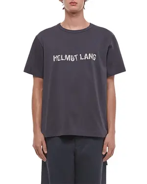 Helmut Lang Crumpled Logo Tee