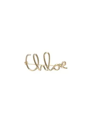 Chloé Logo Pin - Gold