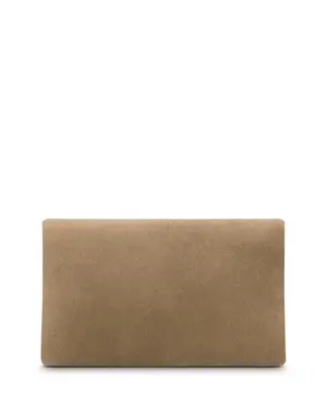Saint Laurent Cassandre Large Envelope Pouch - Light Cumin