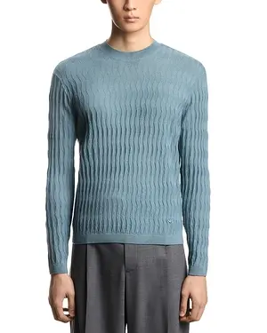 Emporio Armani Ribbed Sweaters For Men
