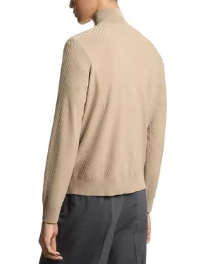 Emporio Armani Zip Cardigan Sweater