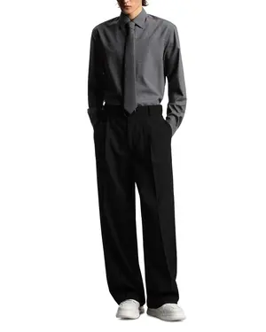 Emporio Armani Wool Sport Shirt - Solid Medium