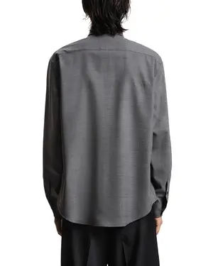 Emporio Armani Wool Sport Shirt - Solid Medium