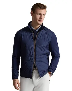 Polo Ralph Lauren Hybrid Mockneck Jacket - Navy