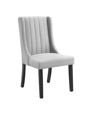 MODWAY Renew Parsons Performance Velvet Dining Side Chairs, Set Of 2