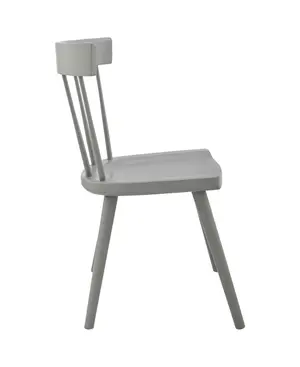 MODWAY Sutter Wood Dining Side Chair - Light Gray