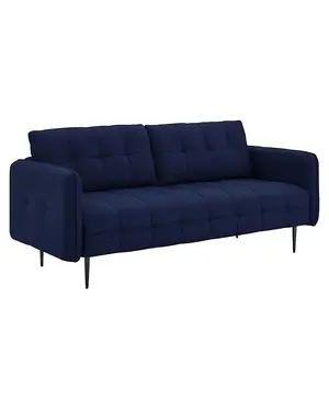 MODWAY Cameron Tufted Fabric Sofa - Royal Blue