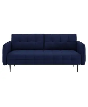 MODWAY Cameron Tufted Fabric Sofa - Royal Blue