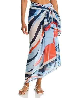 PALMACEA Sarong Swim Cover-up - Marmol Printed