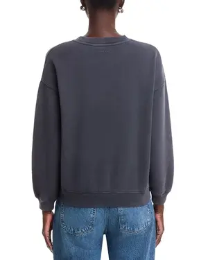 ANINE BING Spencer Logo Sweatshirt - Black