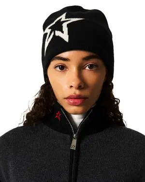 Perfect Moment Star Logo Beanie - Jet Black