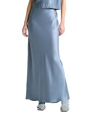 Vince Maxi Slip Skirt - Azul