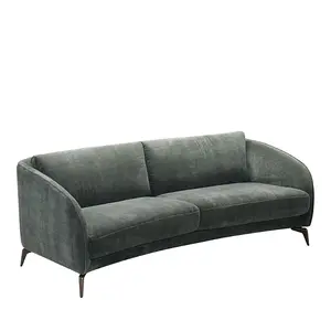 VIOLINO Vito Two Seat Fabric Sofa Exclusive - F-tx-forest Green