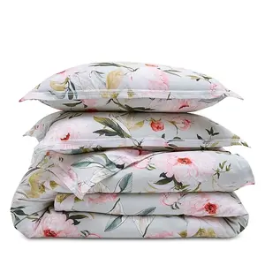 SKY Spring Peony Duvet Cover Set, King Exclusive - Sage Multi