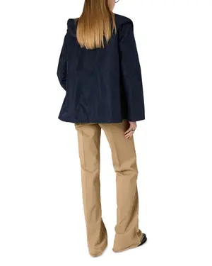 Gerard Darel Jordane Reversible Hooded Jacket - Navy