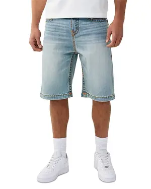 True Religion Vinny Baggy Fit Jean Shorts - Shatttered