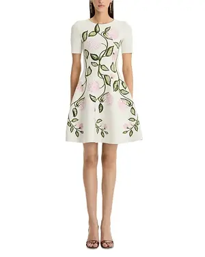 Oscar De La Renta Applique Dresses