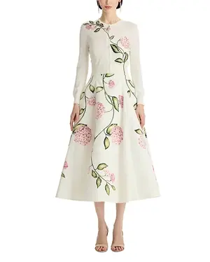 Oscar De La Renta Embroidered Cardigan - Ivory