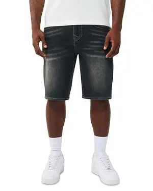 True Religion Bobby Baggy Fit Shorts - Smog Overdye