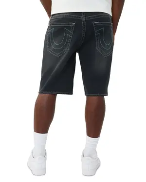 True Religion Bobby Baggy Fit Shorts - Smog Overdye