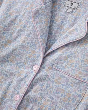 PETITE PLUME Blanche Shirt & Shorts Pajama Set