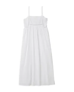 PETITE PLUME Voile Luna Nightgown - White