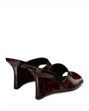 STUART WEITZMAN Vini 85 Wedge Slides - Classic