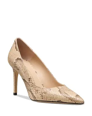 STUART WEITZMAN Power 85 Pumps - Adobe
