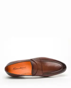 Santoni Darius Penny Loafers