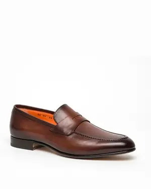 Santoni Darius Penny Loafers