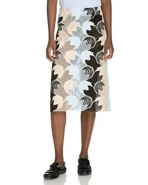 Marni Open Work Macrame Skirt - Lily White