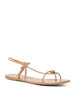 LOEFFLER RANDALL Leather Thong Sandals - Dune