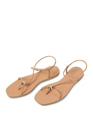 LOEFFLER RANDALL Leather Thong Sandals