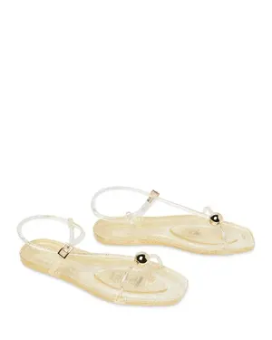LOEFFLER RANDALL Glitter Thong Sandals